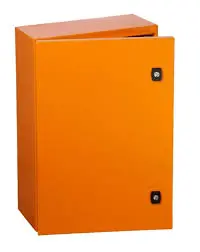 700x500x250 Orange Steel Enclosure | Civic